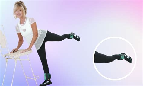 Use This Slim Leg Workout With Ankle Weights To Get A Glute Burn