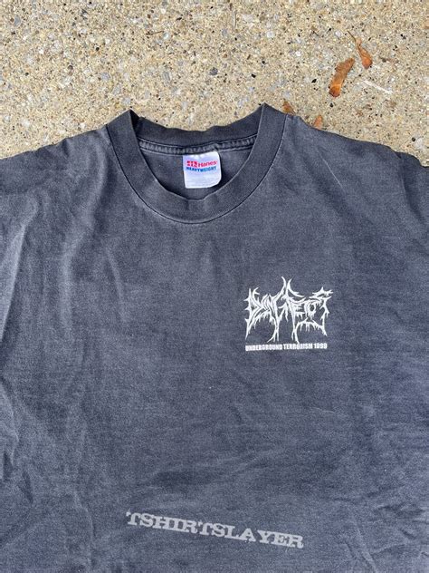 Dying Fetus Tour Tee Tshirtslayer Tshirt And Battlejacket Gallery
