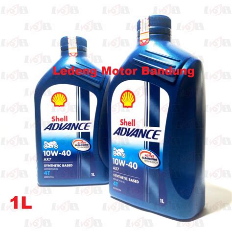 Shell Advance Ax7 4t Sae 10w 40 Oli Motor Bebek Sport Lazada Indonesia