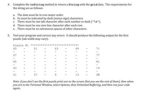Solved 4 Complete The Tostring Method To Return A String