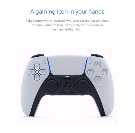 Sony Ps5 Dual Sense Wireless Gaming Motion Sensor Rechargeable