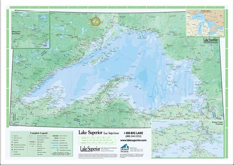 Free Lake Superior Travel Map Map Of Lake Superior Coast Map Of Lake