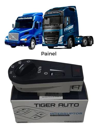 Chave Interruptor Painel Farol Caminh O Volvo Todos Fh Fm Nh Parcelamento Sem Juros