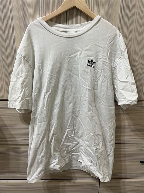 台灣公司貨 Adidas Originals 三葉草 經典 Logo 短t 素面 他的時尚 上衣與西裝 T恤、polo衫在旋轉拍賣