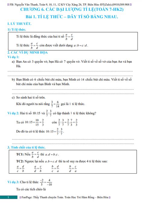 Chuyên đề lũy thừa của một số hữu tỉ Toán 7 THCS TOANMATH