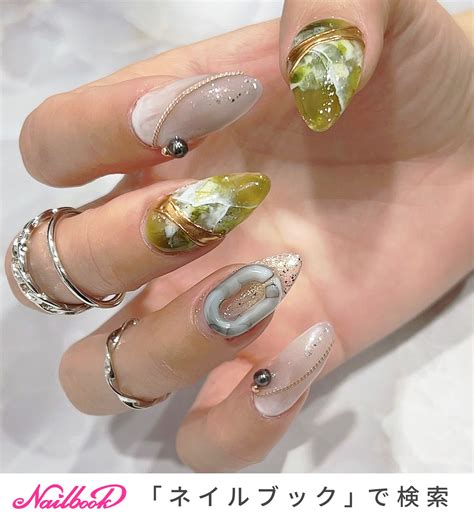 オールシーズンハンドニュアンスミラーロング Nailateliercielのネイルデザイン No7212049 ｜ネイルブック