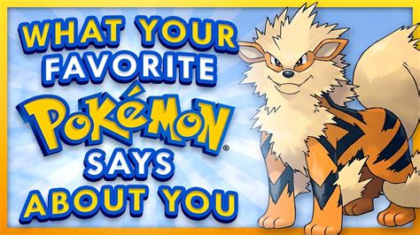 What Your Favorite Pokemon Says About You Youtube
