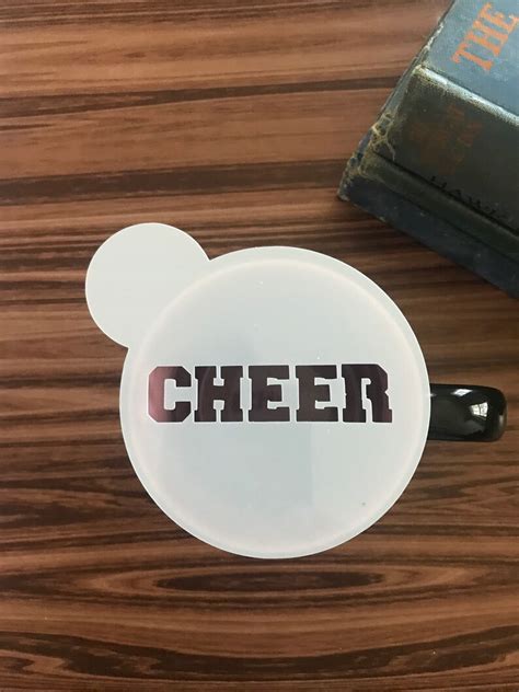 Cheer Cookie Stencil Reusable Cheer Stencil Cheer Cake Etsy