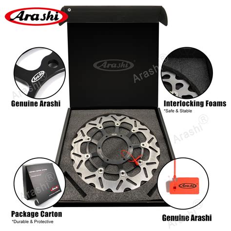 Arashi For KAWASAKI NINJA ZX25R 2020 2024 CNC Full Floating Front
