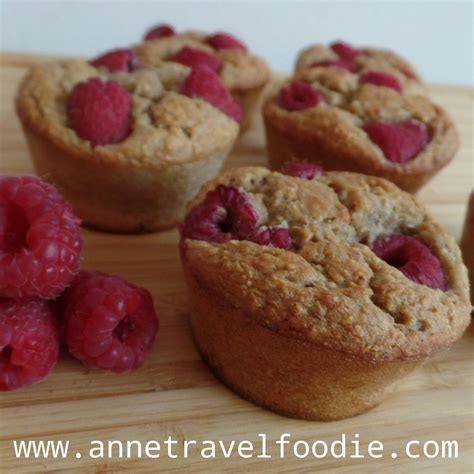 Healthy Raspberry Muffins Anne Travel Foodie