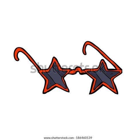 Cartoon Star Sunglasses Stock Vector Royalty Free 186460139