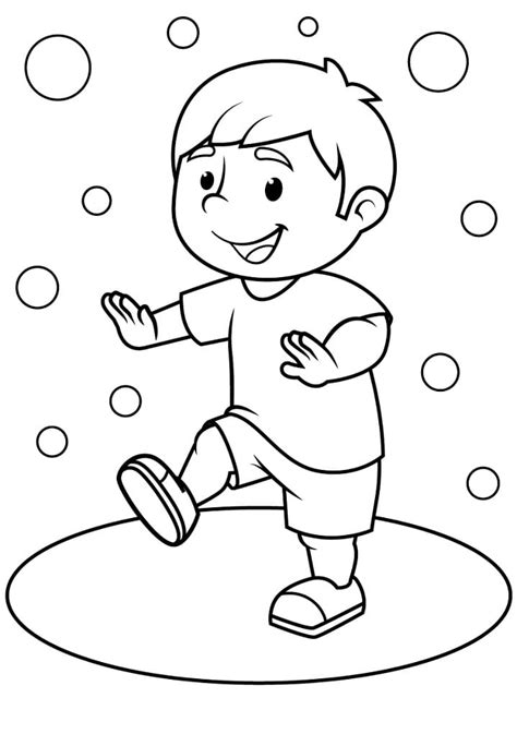 Desenhos De Menino Dançando Para Colorir E Imprimir Colorironlinecom