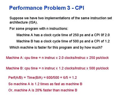 Cs 35101 Computer Architecture Week 9 Understanding Performance