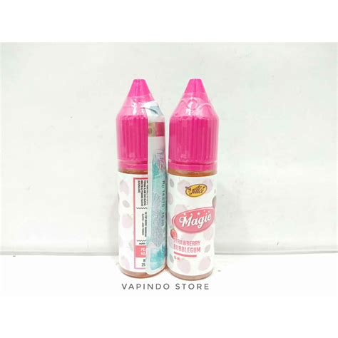 Jual SALT MAGIC STRAWBERRY BUBBLEGUM SALTNIC ML MG BY DR JUICE Shopee Indonesia