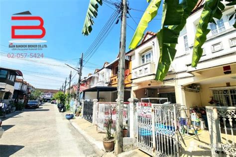 ทาวน์เฮาส์ หมู่บ้าน เค ซี รามอินทรา 5 หลังริม เนื้อที่ 18 3 ตรว ถนนพระ