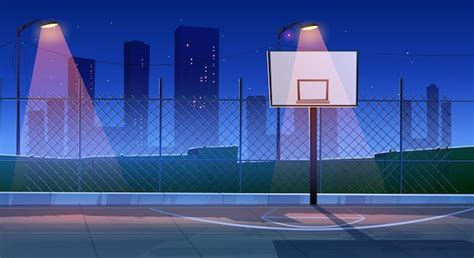 Basketball Court Cartoon Images