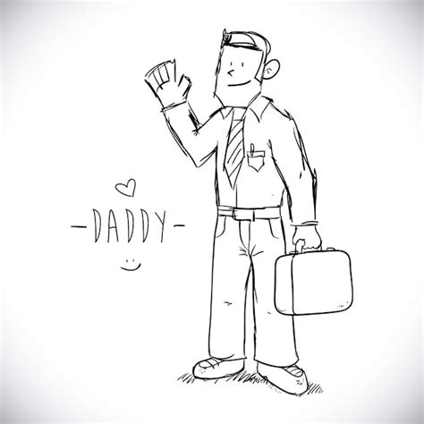 Premium Vector Daddy Design Over White Background Vector Illustration
