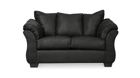 Darcy Loveseat Black Home Furniture