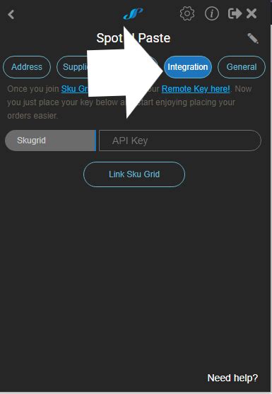 integrations spot n paste knowledge base