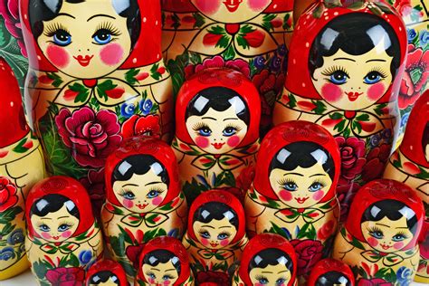 Nesting Dolls Matryoshkas Russian Stacking Dolls Matrioskas