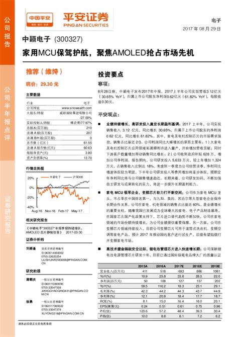 家用mcu保驾护航，聚焦amoled抢占市场先机