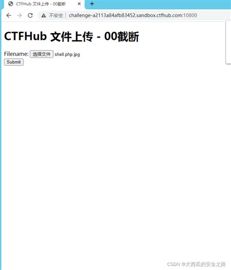Ctfhub技能书解题笔记 文件上传 00截断php 52 00截断上传的原理 Csdn博客