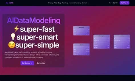 Ai Data Modeling — Ai Tools Catalog