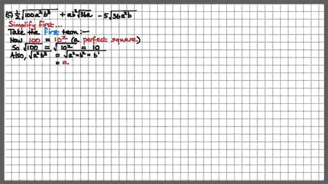 10 Maths Surd Operations Addition And Subtraction Youtube