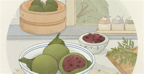 图表插画二十四节气清明清明青团 腾讯新闻