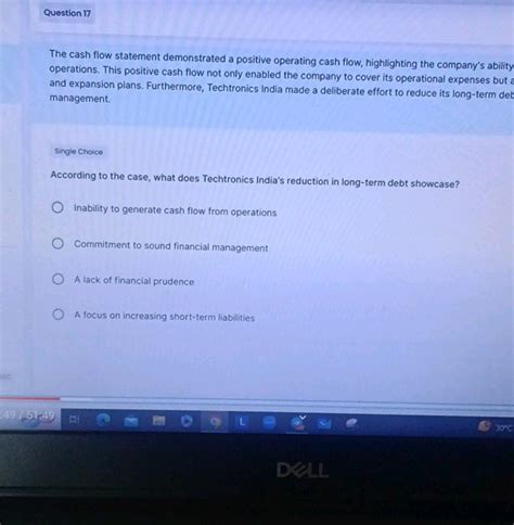 Question The Cash Flow Statement Studyx