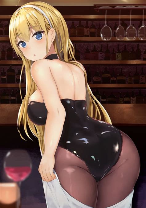 Barmaid Getting Dressed Pic