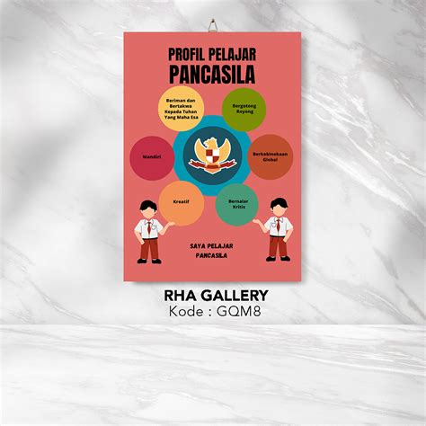 Jual Rha Gallery Hiasan Dinding Profil Pelajar Pancasila Edukasi