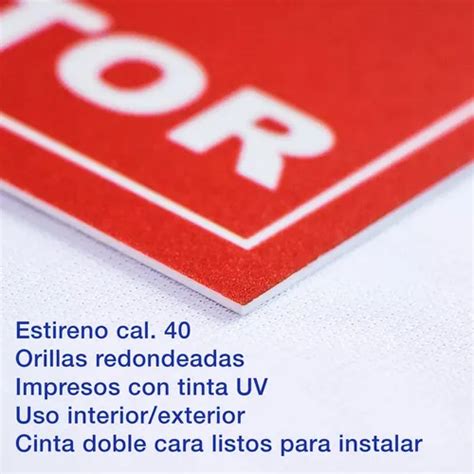 Señalamiento Seguridad No Grito No Corro No Empujo 35x50 Cm En Venta En
