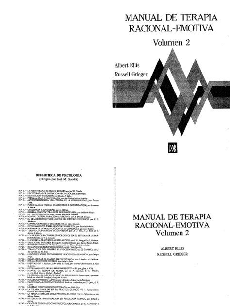 Terapia Racional Emotiva Pdf Pdf