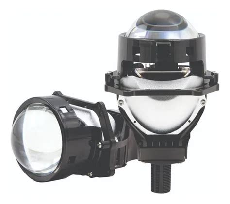 Par Projetor Bi Led 3 Polegadas Farol 40000 Lumens 12 E 24v Frete Grátis