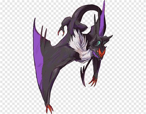 포켓몬 화려한 픽셀 아트 일러스트 메가 과일 박쥐 그림 자 용 Png Pngegg