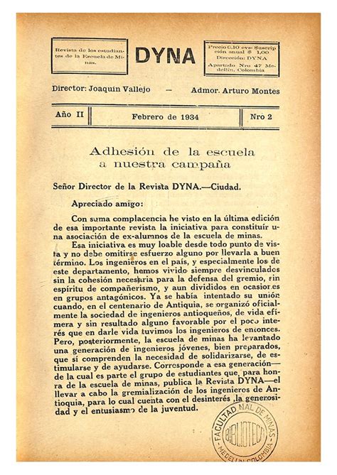 Vol 2 Núm 2 1934 DYNA