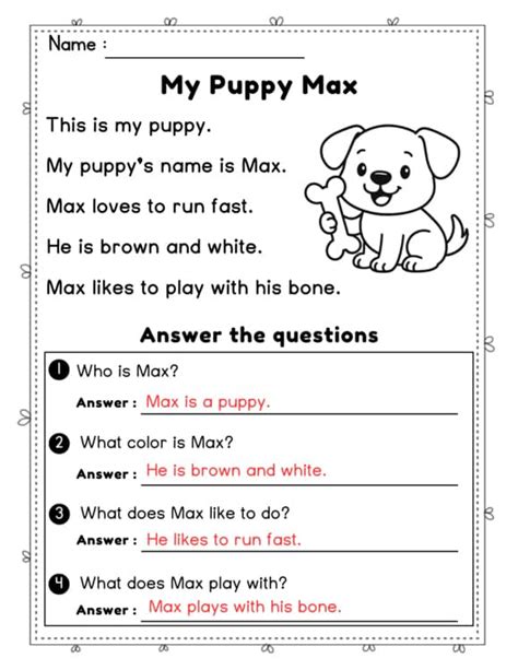 1st Grade Reading Comprehension Worksheets With Wh Questions 20