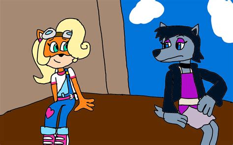 Coco Bandicoot Meets Sophia Wolf By Dezfranco1984 On Deviantart