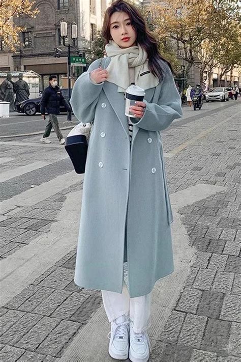 올드머니룩 모직 롱코트 카라넥 가을겨울 코디하기좋은 데이트룩 데일리 캐주얼 시크한 코트코디