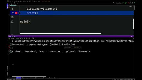 Python Dictionary Methods Clear Get Items Dictionaries Part 6 Youtube