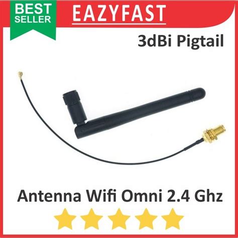 Jual Antenna Wifi 24 Ghz 24ghz Antena Pigtail Sma Esp 32 Esp32 Nodemcu Shopee Indonesia