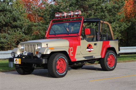 Jeep Wrangler 1994 Low Gloss Sand Biege Metallica Radiant Fire Red For Sale 1j4fy49s4rp437092