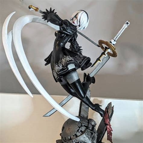 Female Battle Android 3d Printed Statue Fan Art Garage Kit Model