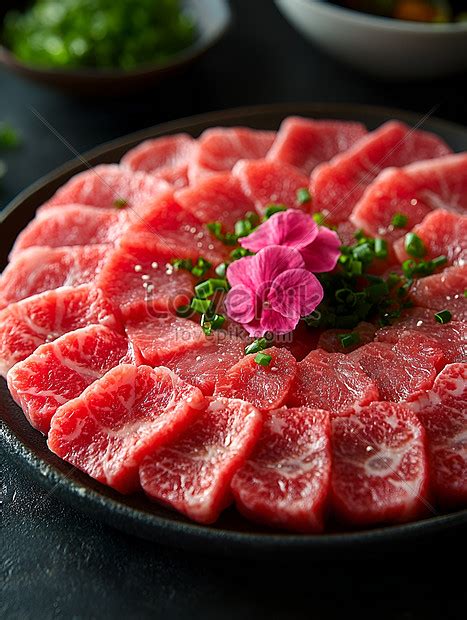 핑크 쇠고기 롤 사진 무료 다운로드 Lovepik