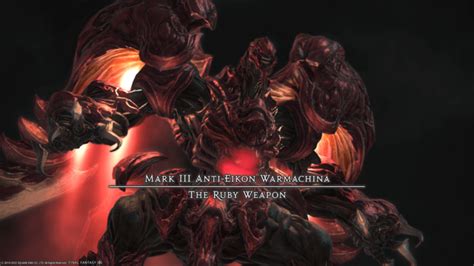 The Ruby Weapon Final Fantasy Xiv Online Wiki Ffxiv Ff14 Online Community Wiki And Guide