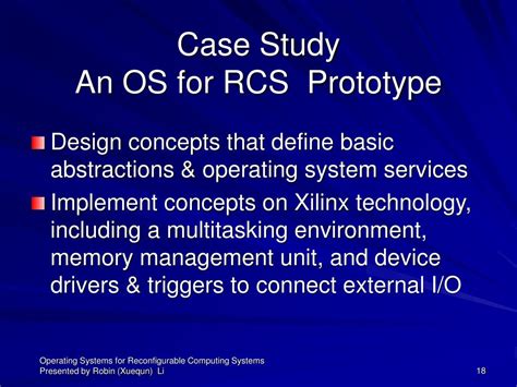 Ppt Operating Systems For Reconfigurable Computing Systems Powerpoint Presentation Id 6317937