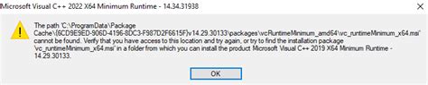 Please Someone Help Me With Visual C 2022 X64 Minimum Runtime 1434