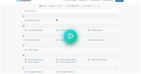 Eazydocs Glossary Knowledge Base Builder Pluigin Album On Imgur