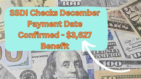 Ssdi Checks December Payment Date Confirmed 3627 Benefit Gst News